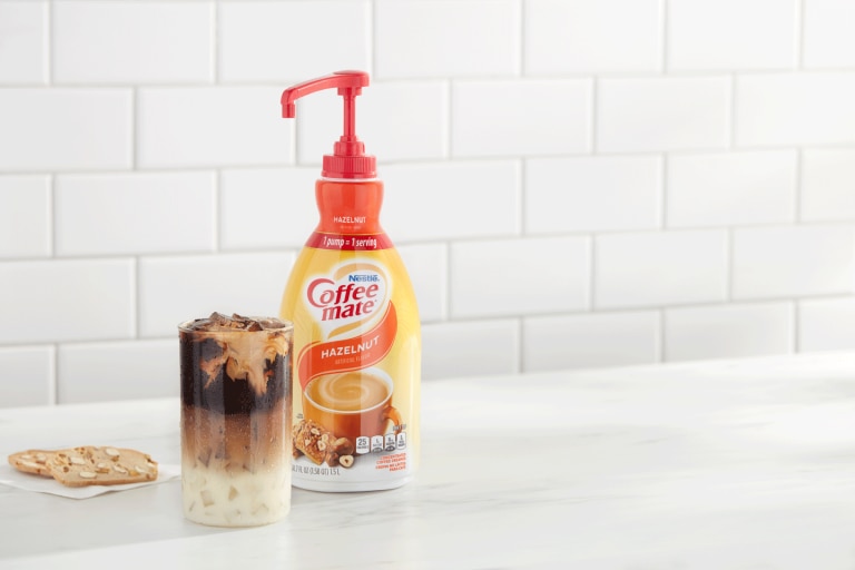 Coffee mate Hazelnut Creamer Concentrate Pump Bottle, 50.7 Fl Oz 2Pk